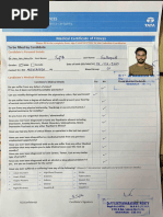 Medical FOrm - TCS | PDF | Self-Improvement | Science & Mathematics