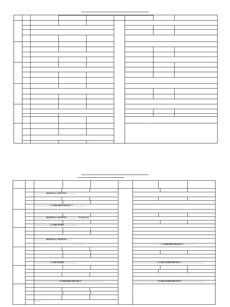 Revised Time Table 24 - 25 | PDF | Pharmacy | Pharmaceutical Sciences