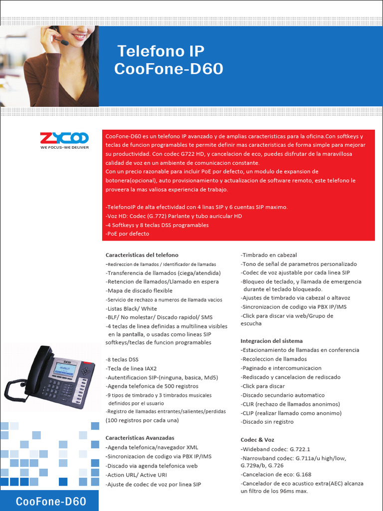 CooFone-D60 Español | PDF | Teléfono | Ingeniería Informática