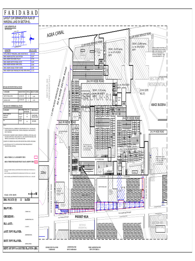 Sector-81 Faridabad Map Layout | PDF