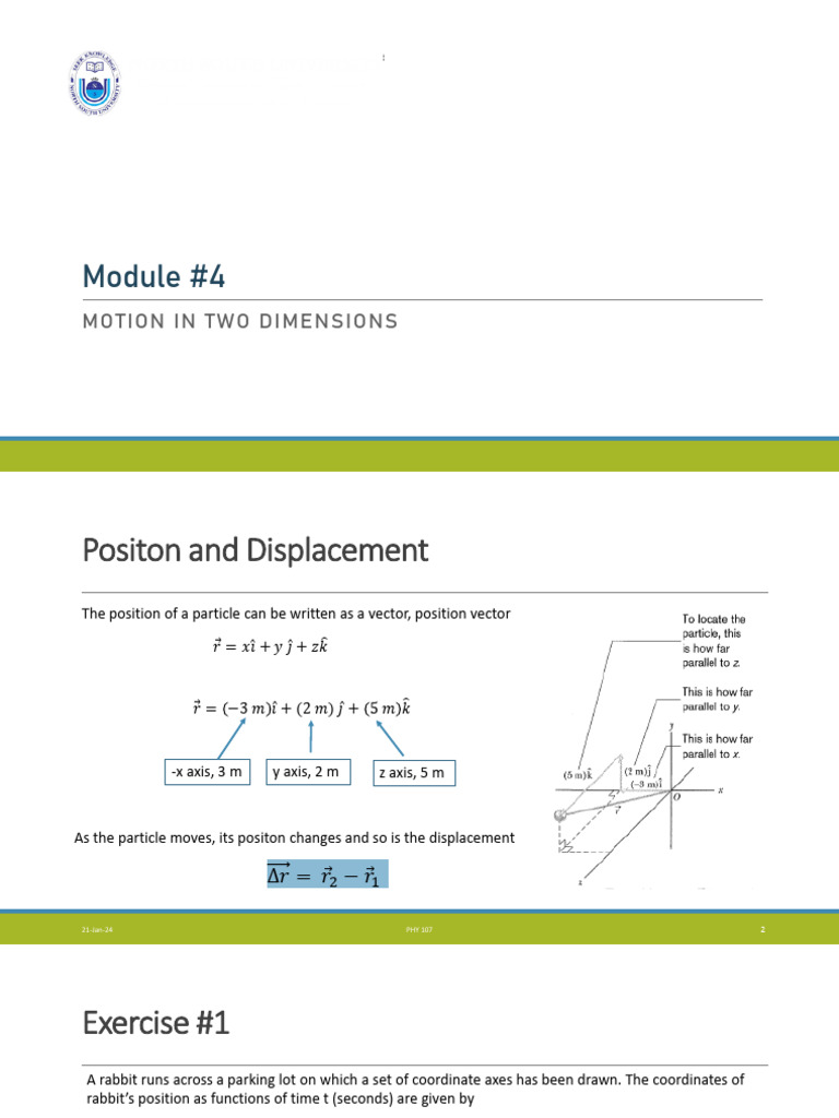 Physics: Motion & Vectors | PDF | Acceleration | Velocity