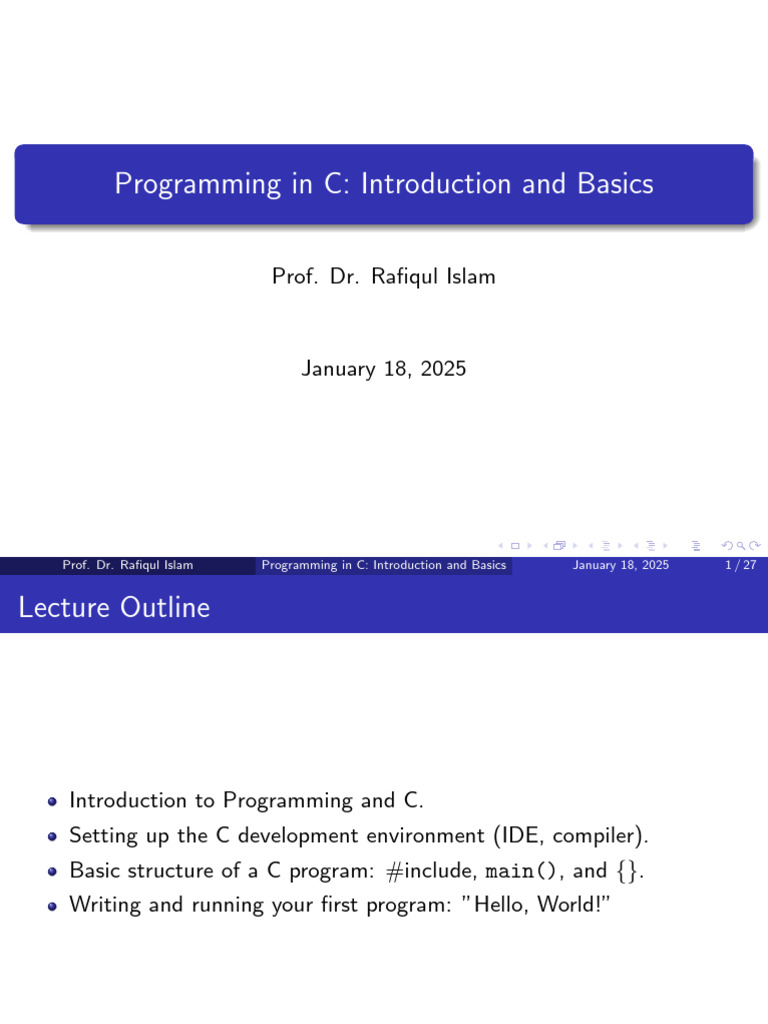 Lecture-01-Introduction-and-Basic (1) | PDF | Computer Programming ...