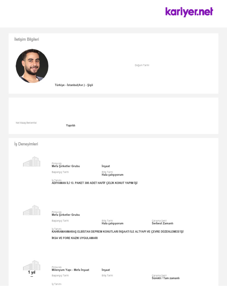 Ahmet Görkem Üner CV | PDF