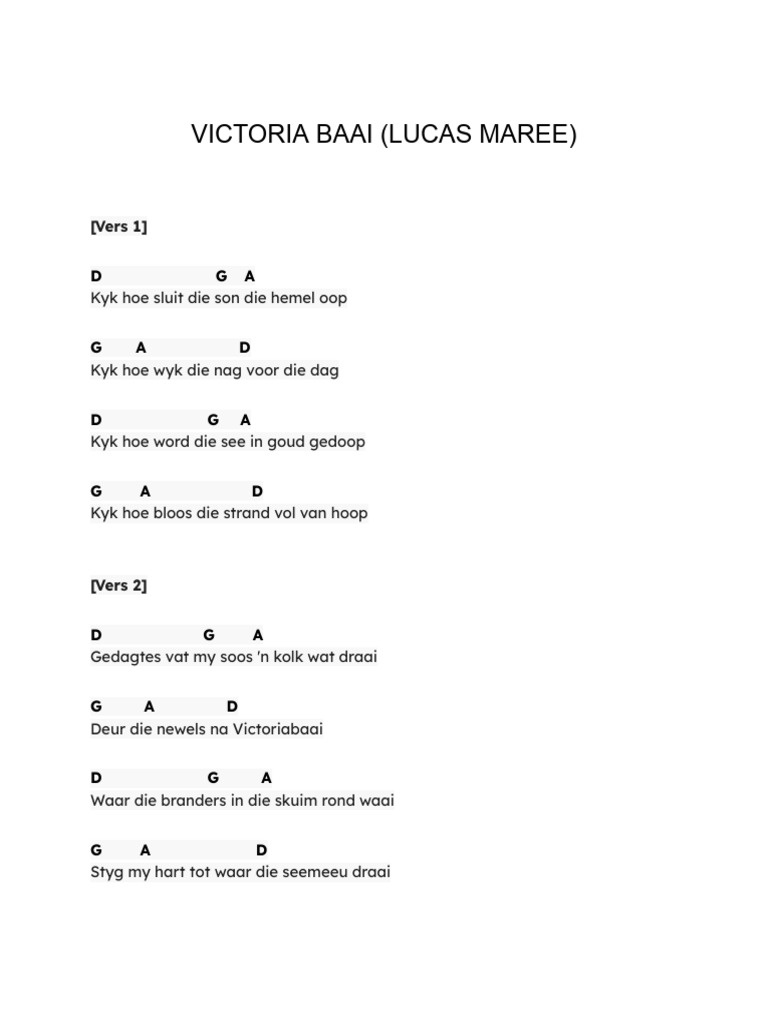 VICTORIA BAAI (LUCAS MAREE) | PDF