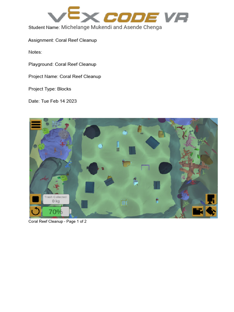 Coral Reef Cleanup Project Overview | PDF