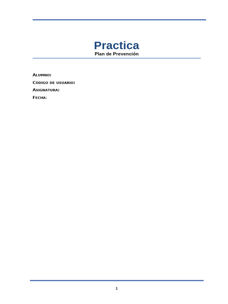 Plan De Prevención Iso 45001 2018 Pdf