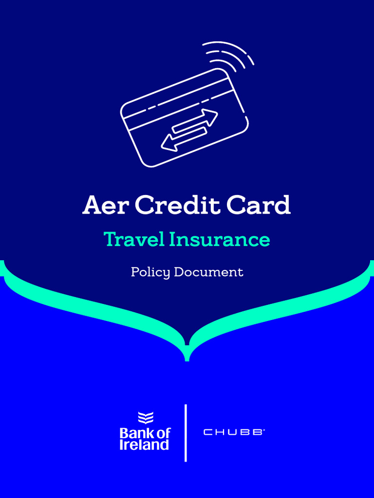 Aer Credit Card Travel Insurance Policy | PDF | Insurance | Credit Card