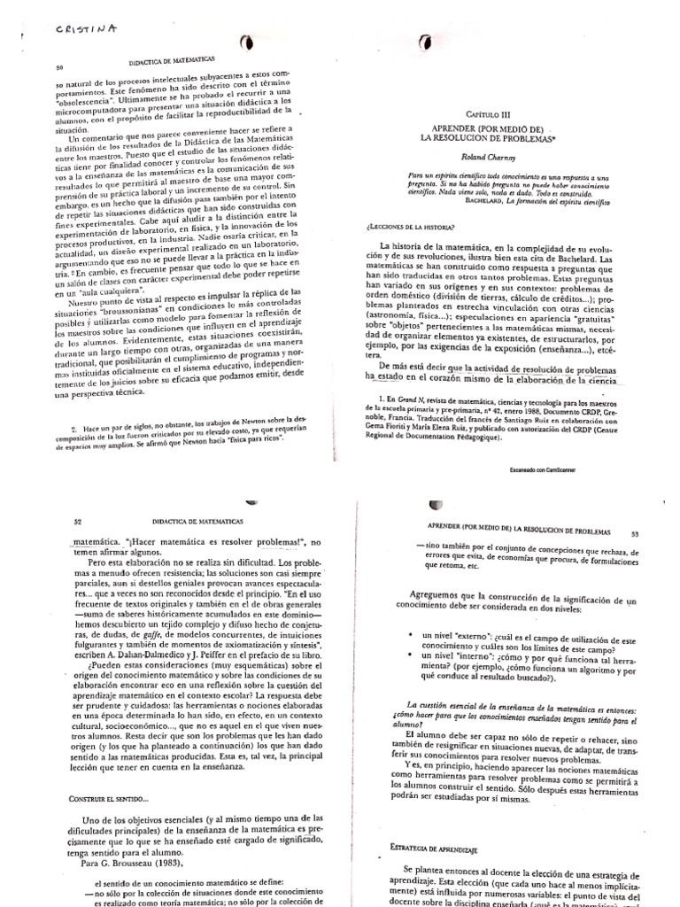 Aprender Por Medio de La Resolución de Problemas | PDF