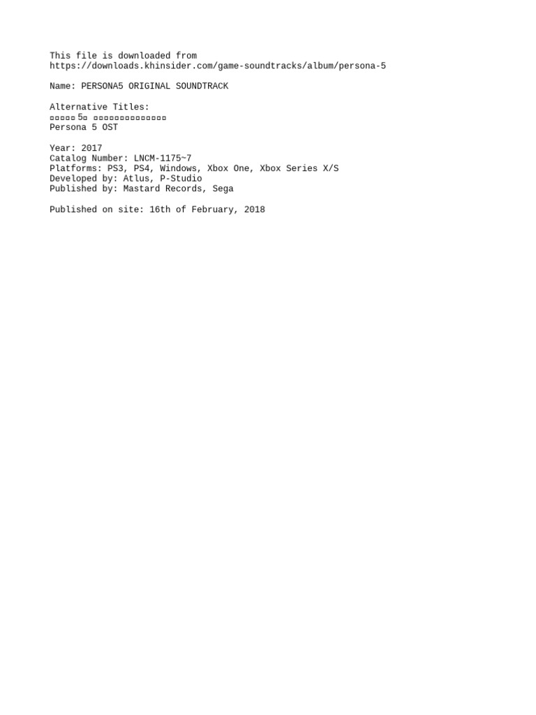 Khinsider Info | PDF
