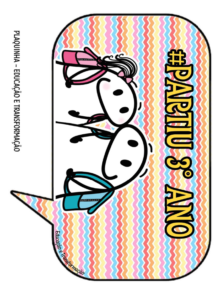 Plaquinha 3º e 5º | PDF