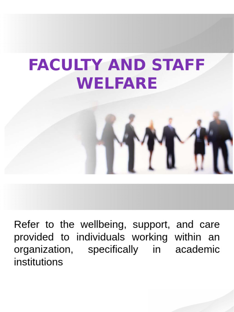 Employee Welfare in Academic Institutions | PDF | Employment ...