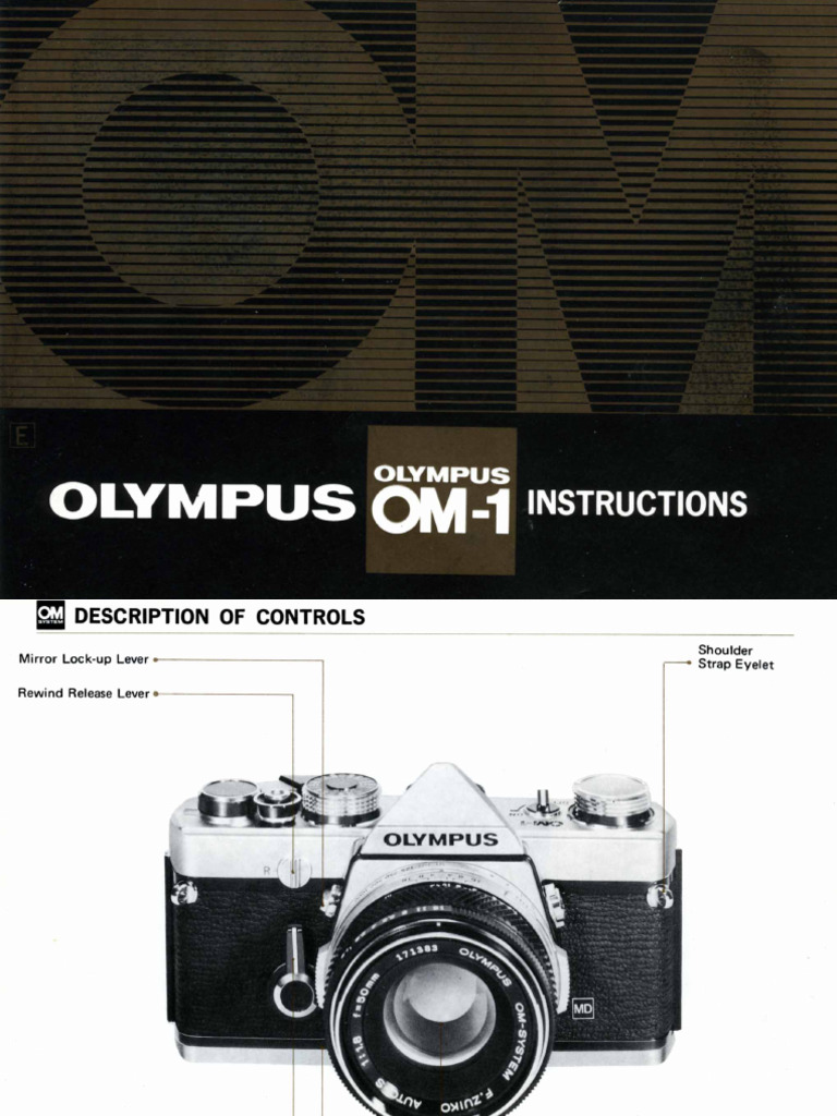 Olympus OM 1 MD Manual EN | PDF