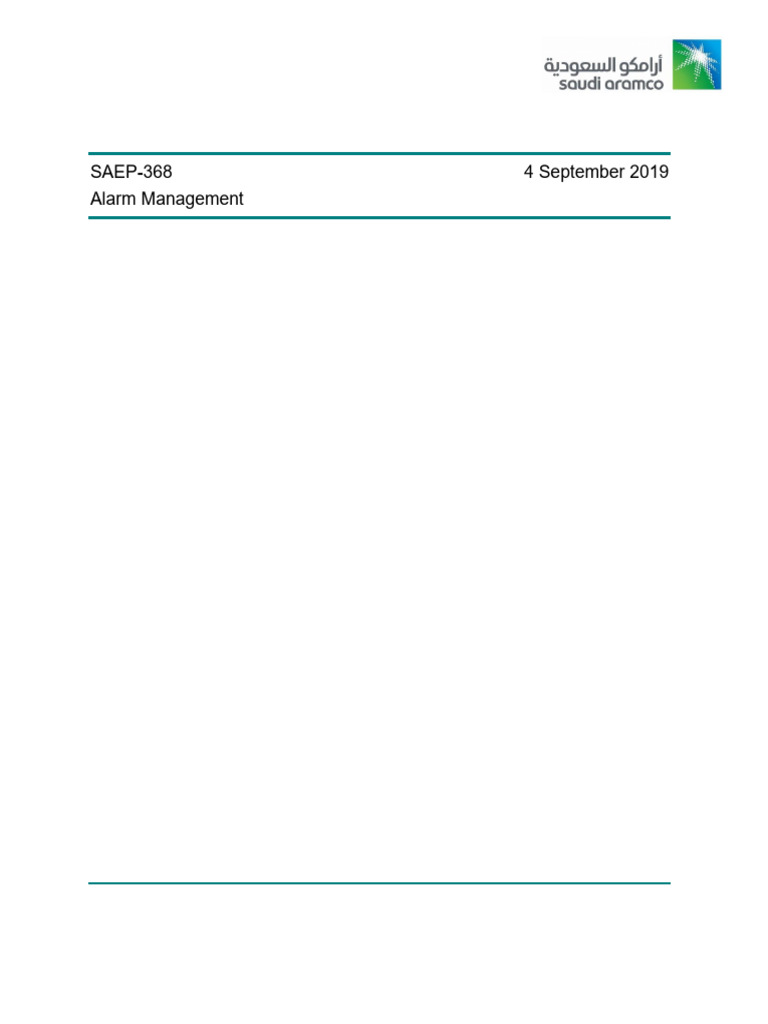 SAEP-368 v2 | PDF | Risk | Scada