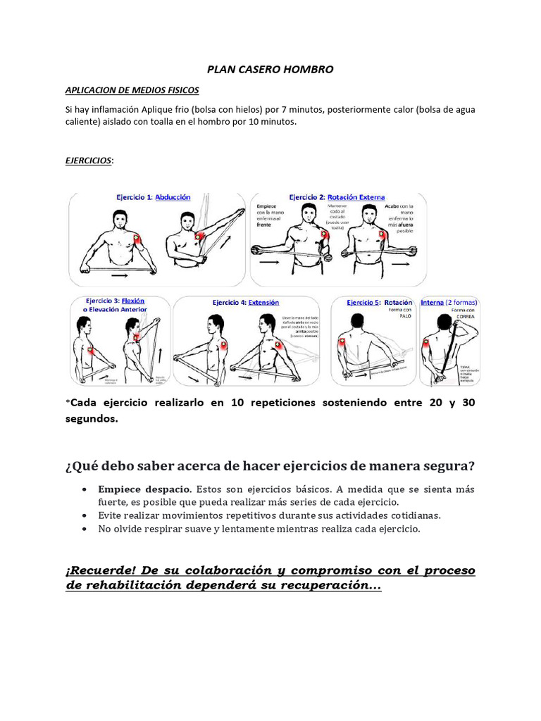 PLAN CASERO HOMBRO (2) | PDF