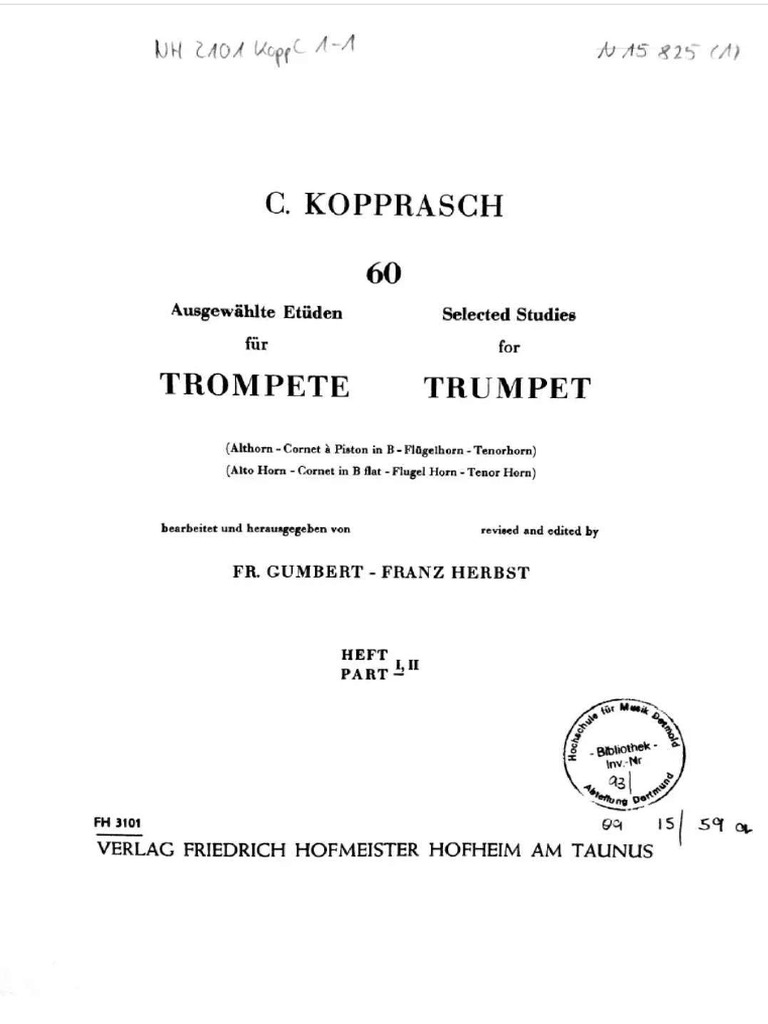 C. Kopprasch 1 y 2 Trompeta | PDF