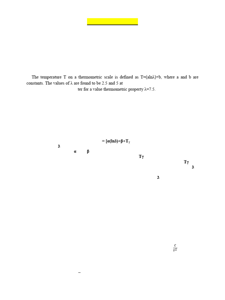 Tutorial Sheet-1 BMEG 0004 Mech. Engg. & Automation | PDF | Temperature | Thermometer