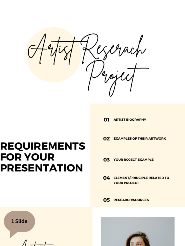 Artist Presentation Guidelines | PDF