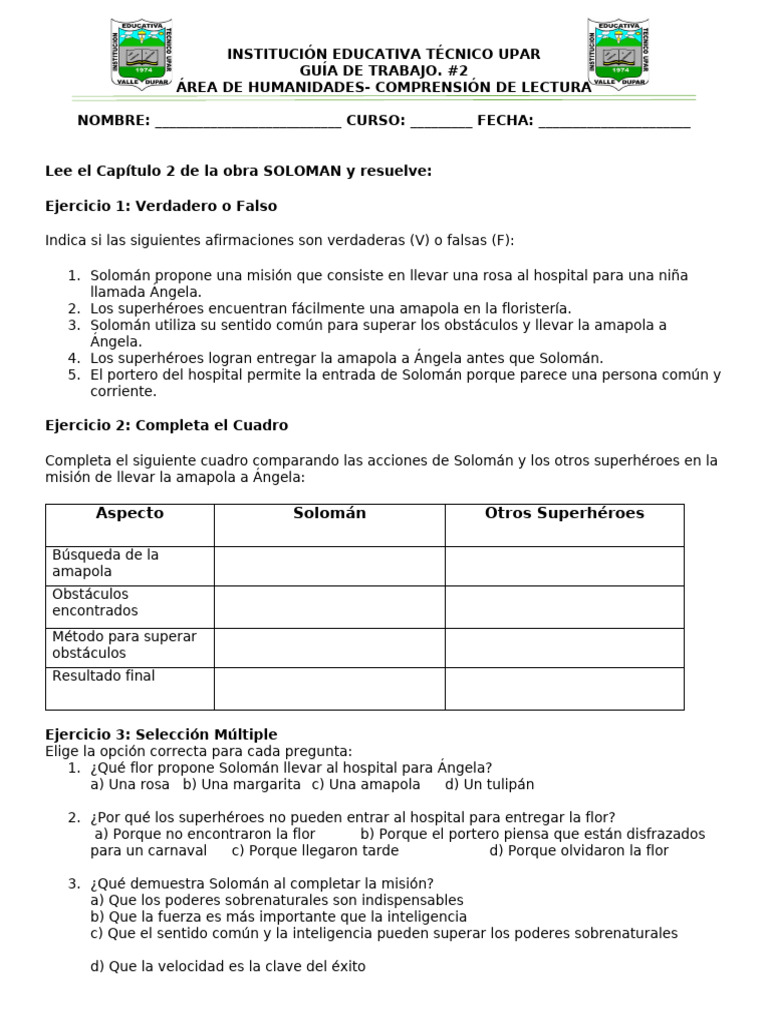 Análisis del Capítulo 2 de Solomán | PDF