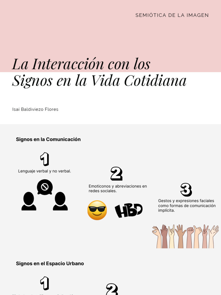 La Interacción Con Los Signos en La Vida Cotidiana | PDF