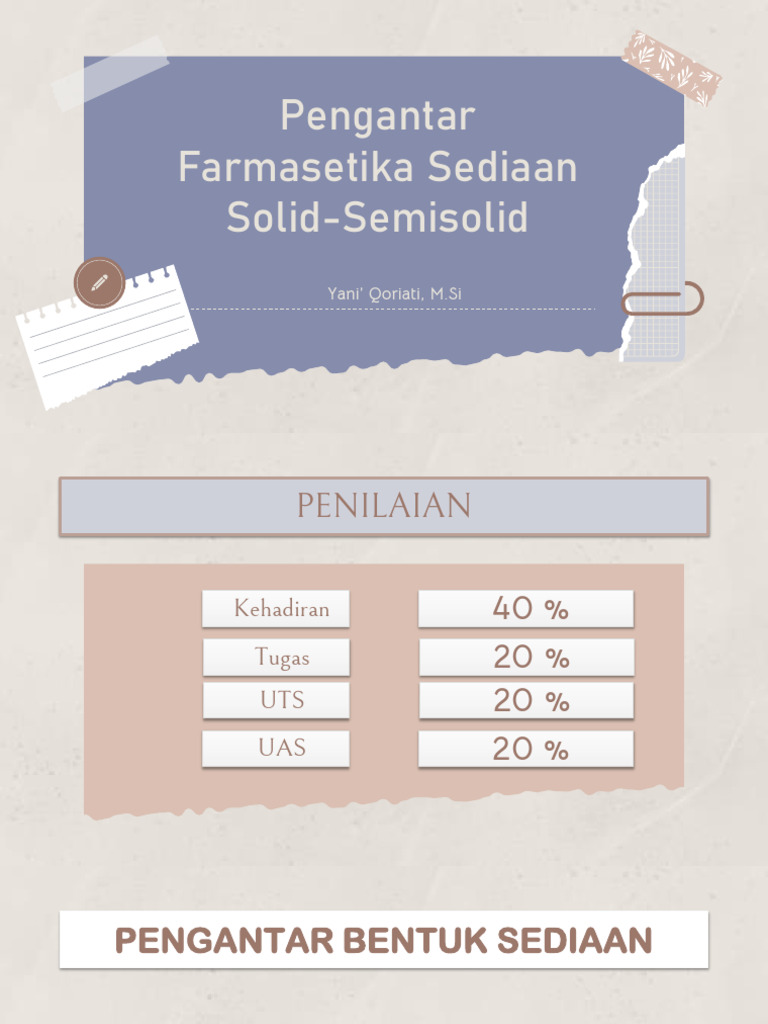 Panduan Farmasetika Sediaan Obat | PDF