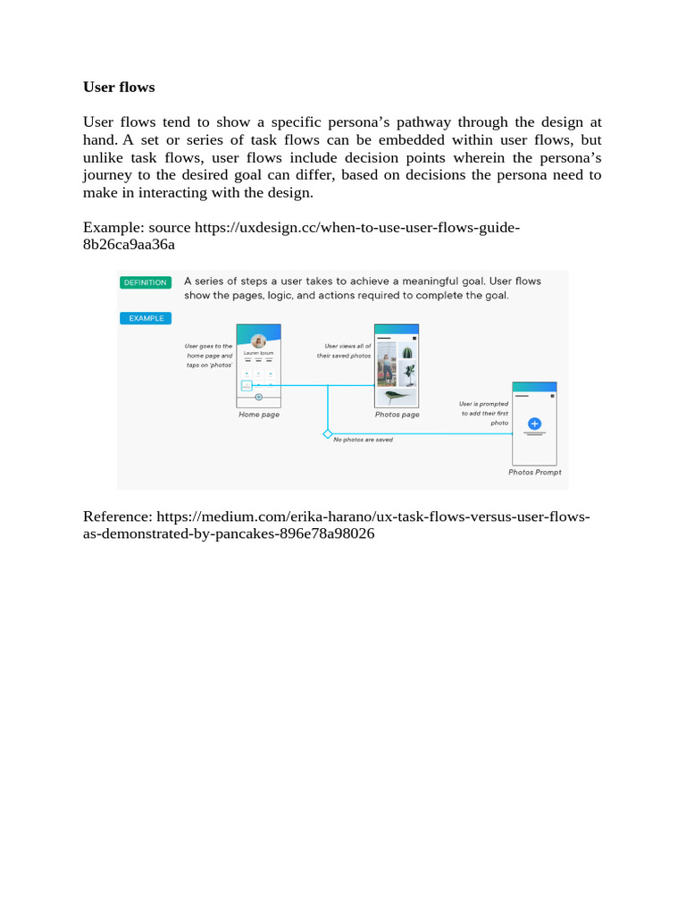 Understanding User Flows in Design | PDF