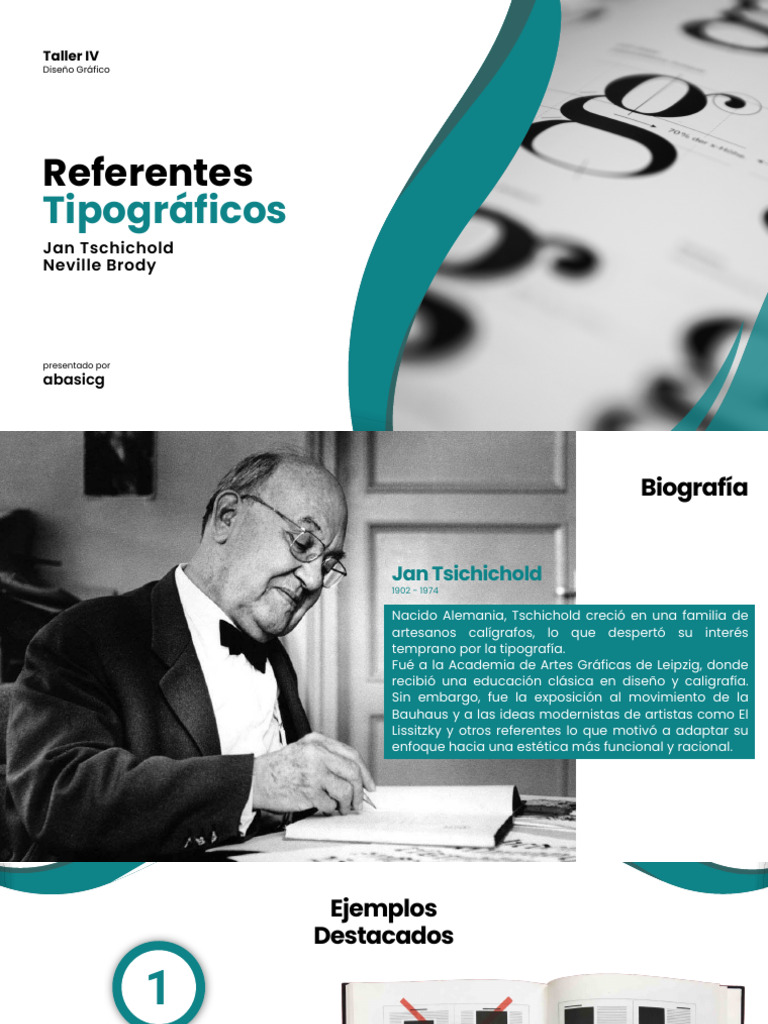Influencia de Tschichold y Brody en Diseño | PDF | Diseño gráfico | Diseño