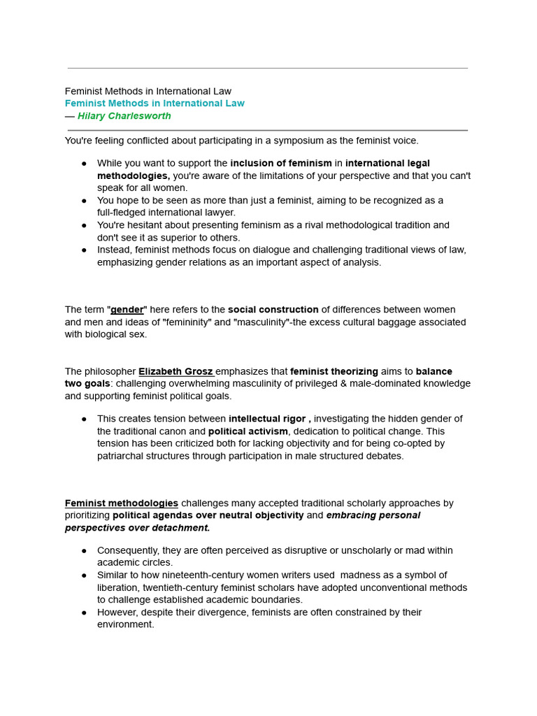 feminist methods | PDF | Paradigm | Science