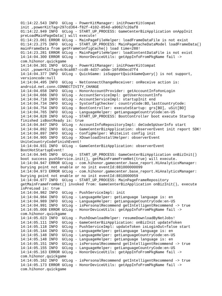 Errores y Procesos en GameCenter BizApp | PDF | Gestión de datos | ciberespacio