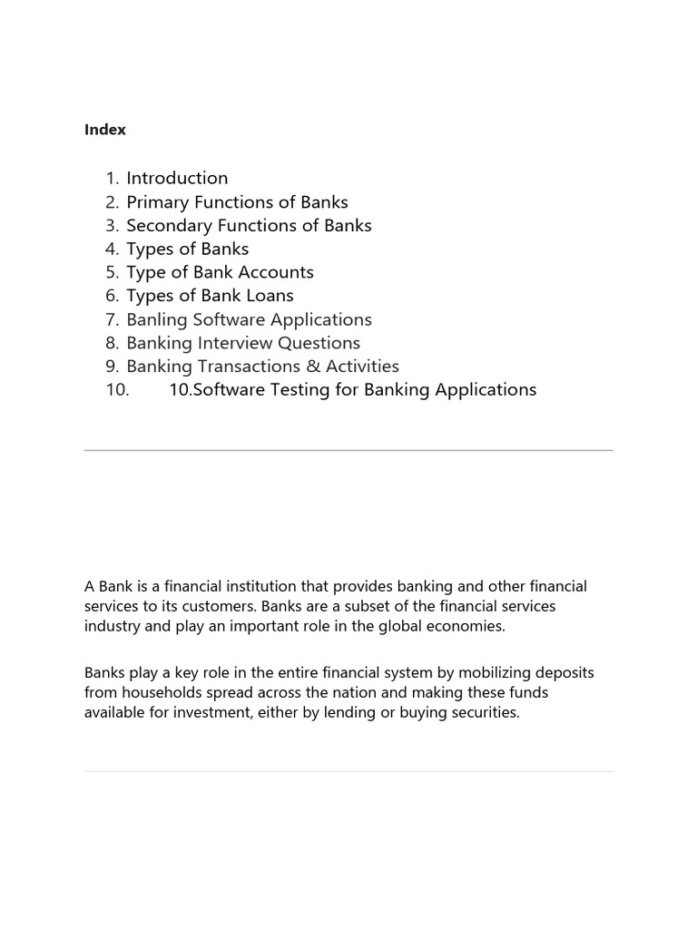 Banking Domain Fundamentals | PDF | Banks | Transaction Account