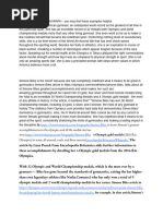 01 Biography and Questions SIMONE BILES | PDF | Simone Biles | Gymnastics