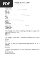 PEPT Exam Reviewer for Grades 1-10 | PDF | Area | Pi