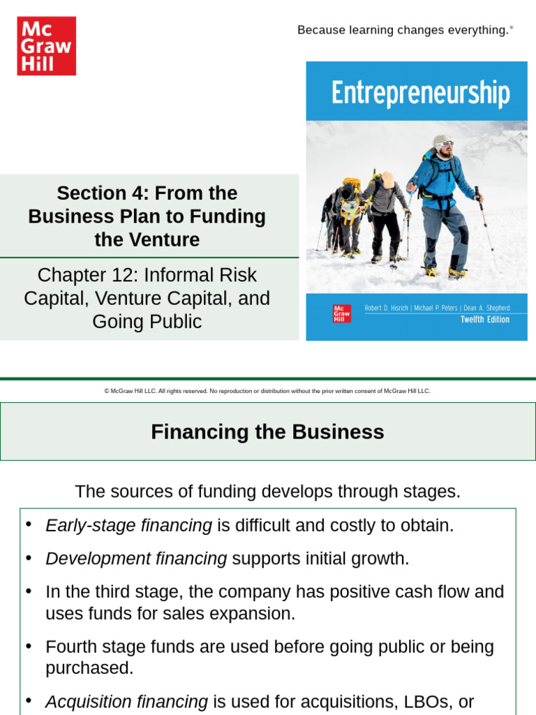Hisrich Entrepreneurship 12e Ch12 PPT ACCESS | PDF | Corporate Finance ...