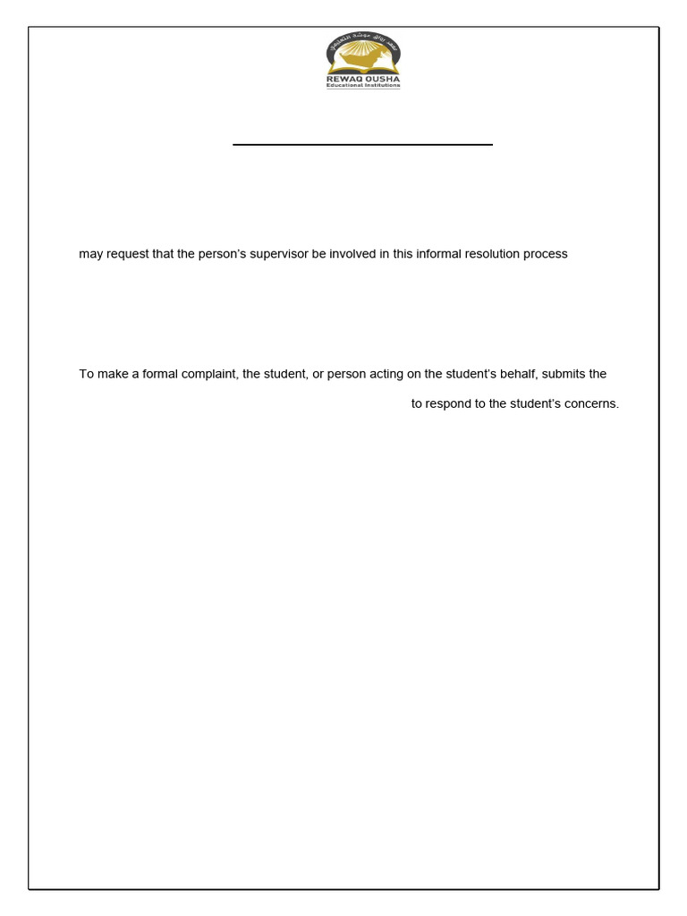 Student Complaints Procedure Guide | PDF | Complaint