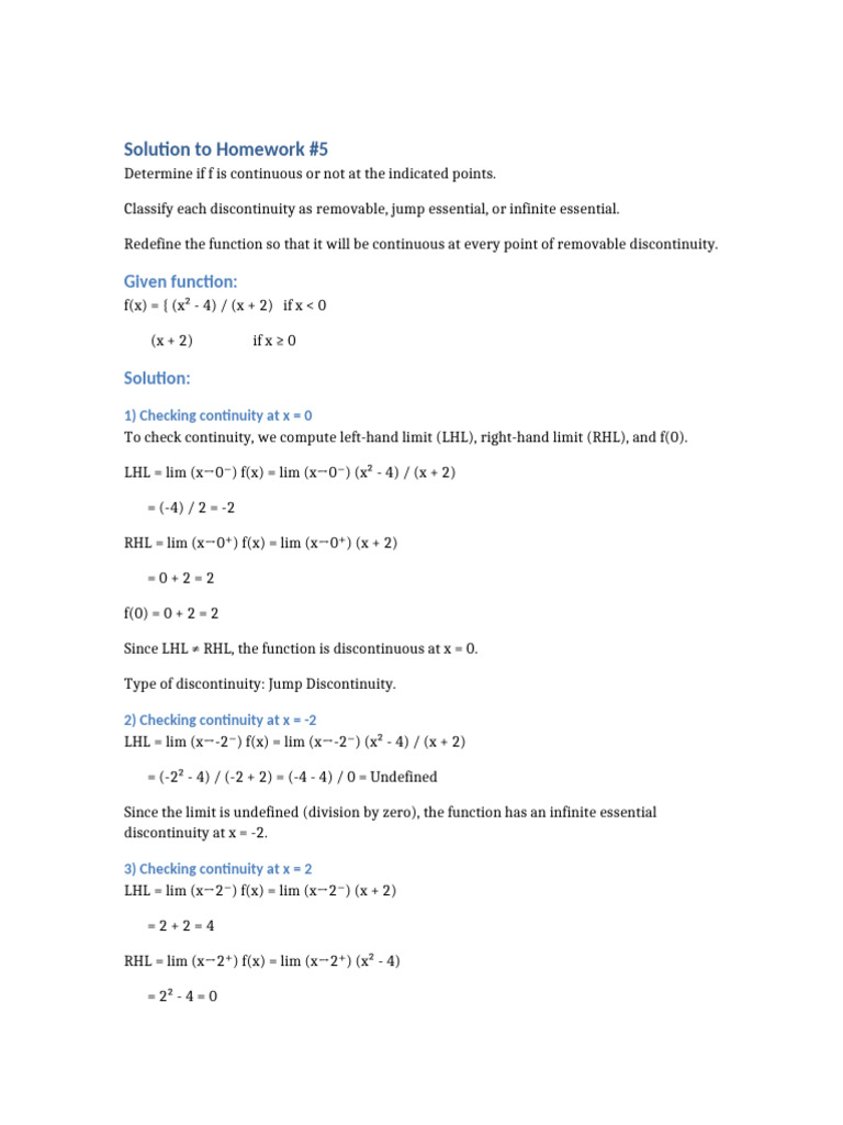 Homework5 Solution | PDF