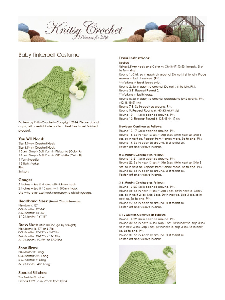 BrandieKnaggs - Knitsy Crochet - Baby Tinkerbell C - 230525 - 020215 ...