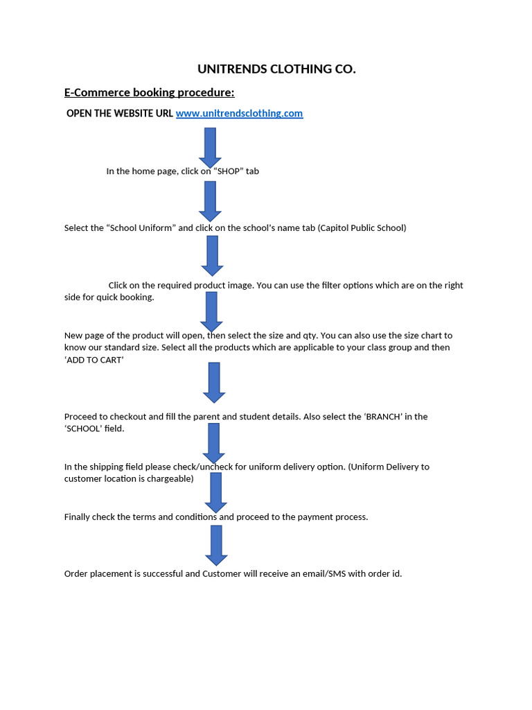 E-Comm Order Flow Chart | PDF