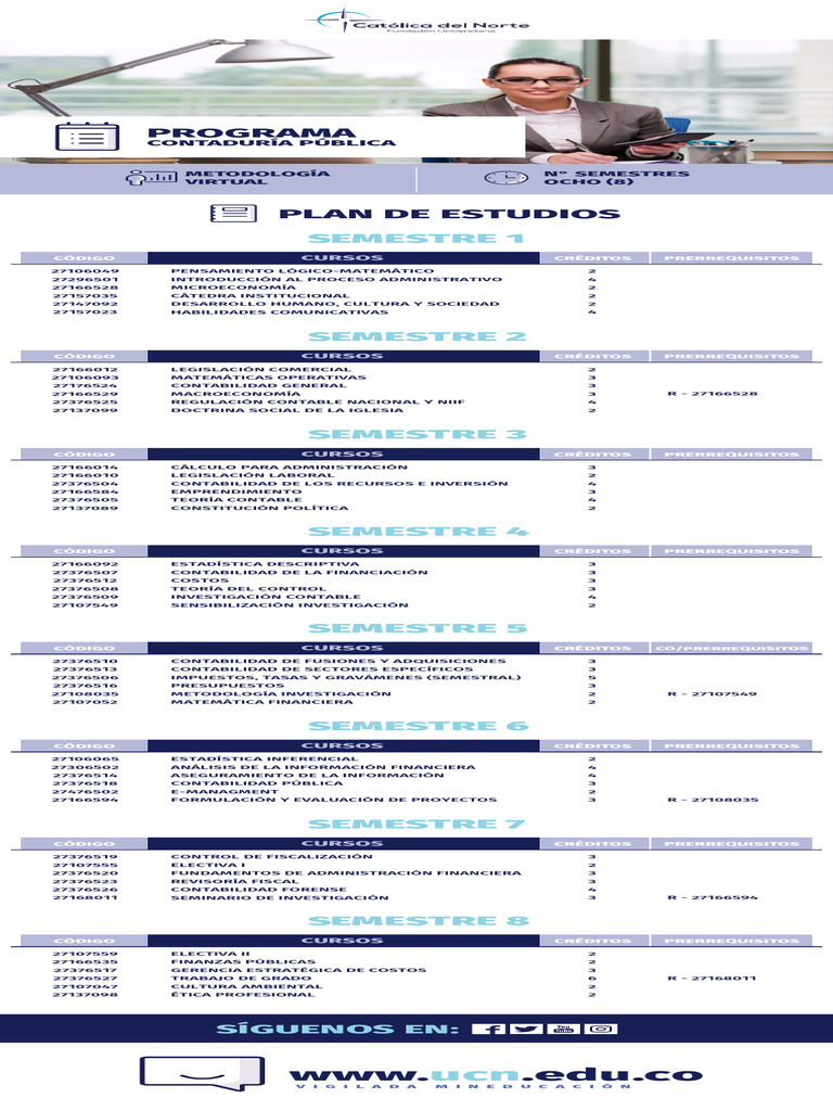 UCN-contaduria-publica . | PDF | Contabilidad | Contador