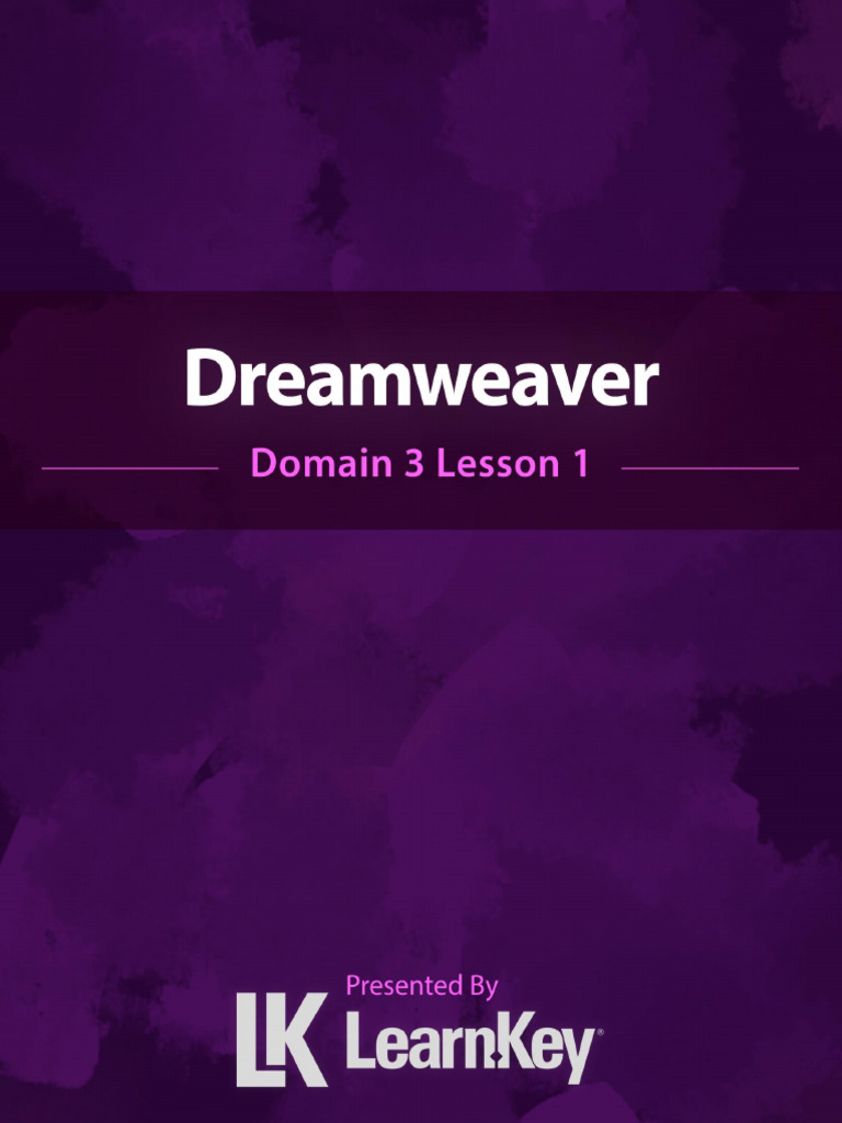 Dreamweaver 2021 D3 L1 Projects | PDF | Document Object Model | Html