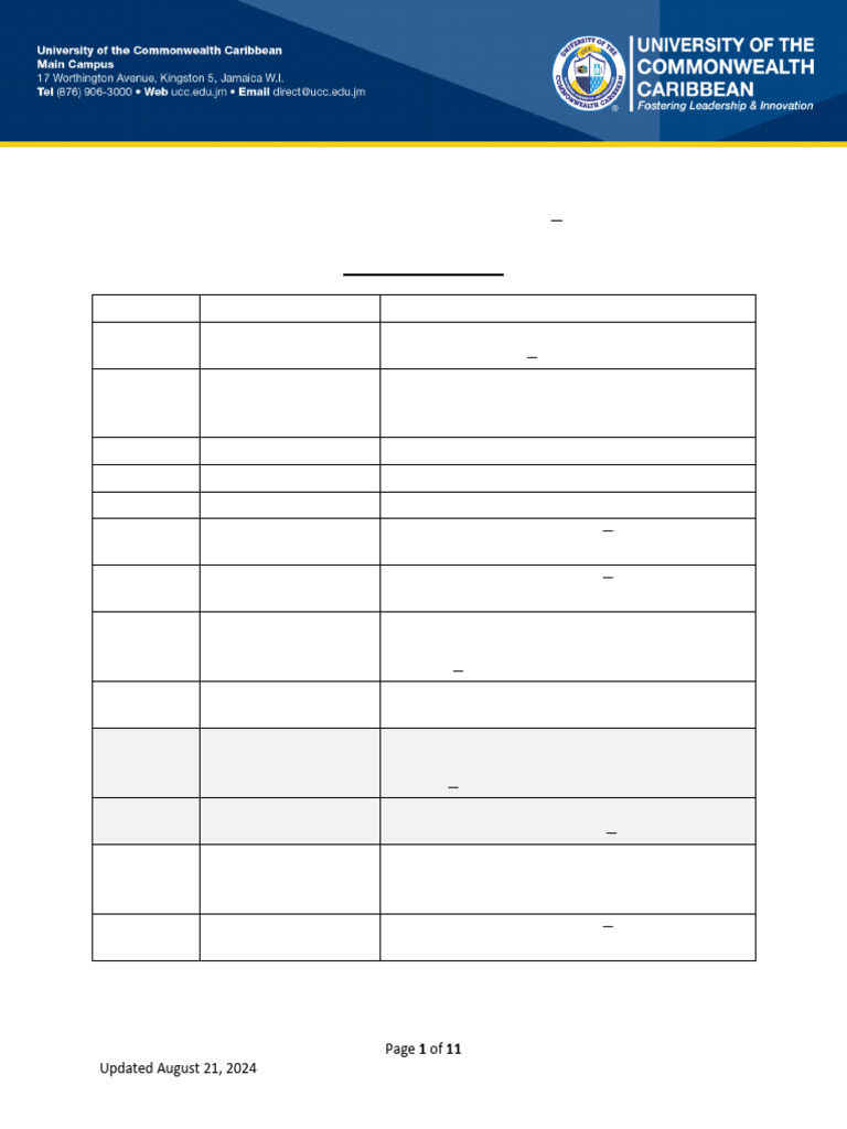 UCC Academic Calendar 2024-2025 | PDF | Academic Term | Undergraduate ...