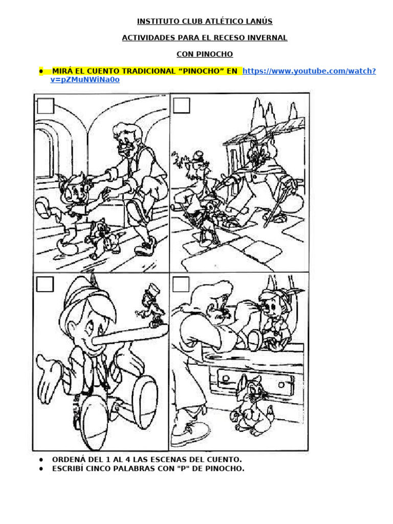 Tarea Receso Invernal | PDF