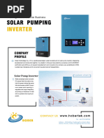 Hober Solar Pump Inverter Catalog | PDF | Power Inverter | Electronics