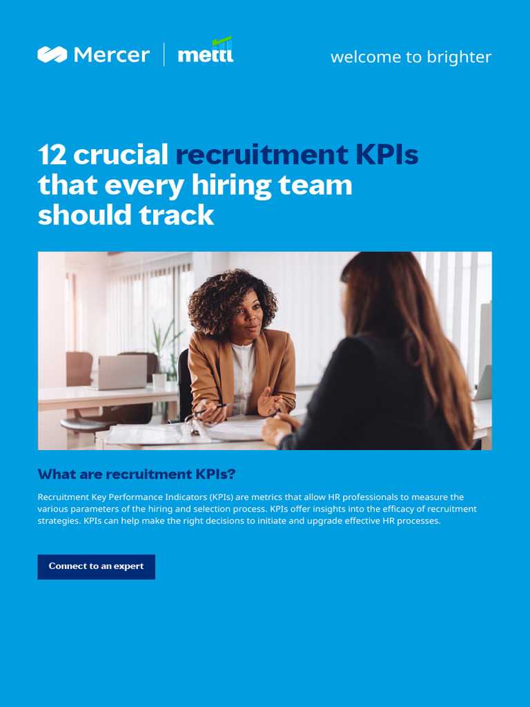 Recruitment KPIs To Measure | PDF | Recruitment | Performance Indicator