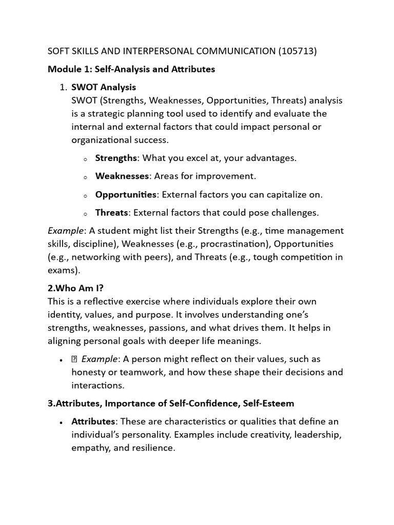 Soft Skills & Communication Guide | PDF | Motivational | Motivation