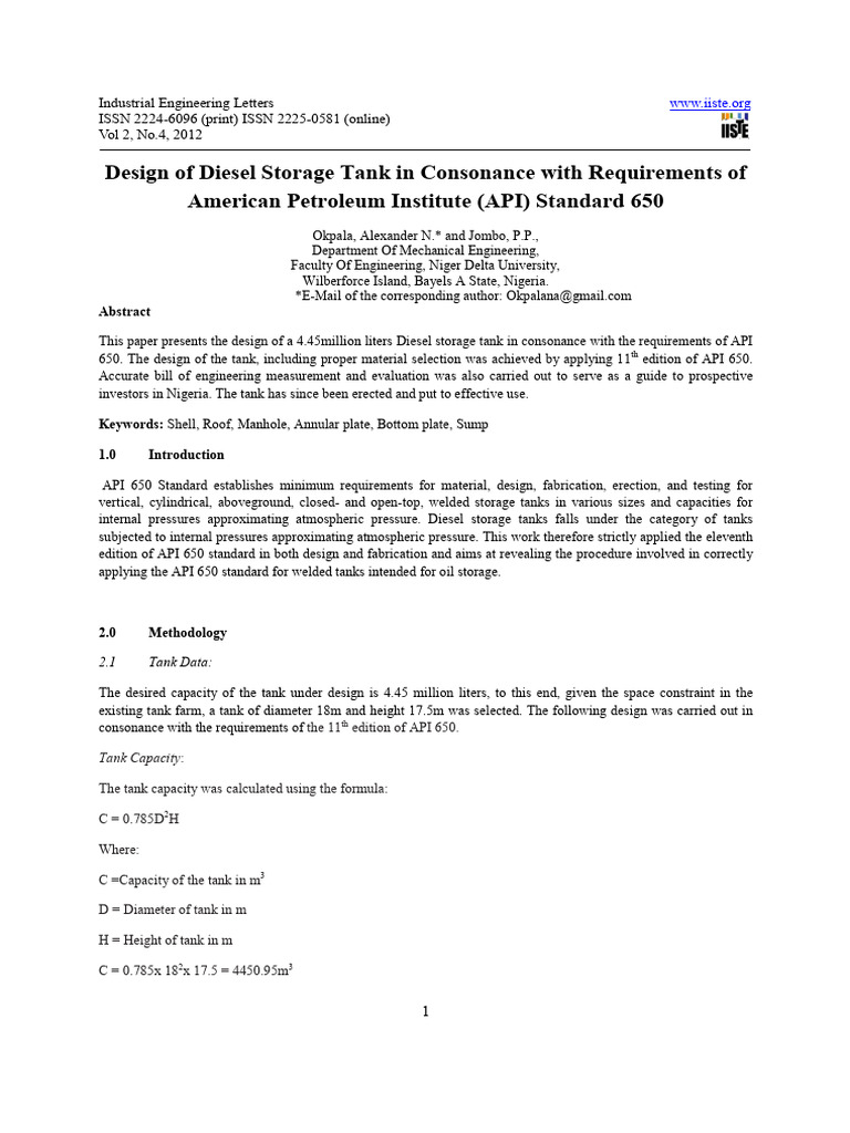 1893-3851-1-PB Tank Design | PDF
