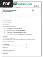 Storage Devices for OCR GCSE SLR1.2 | PDF | Computer Data Storage | Solid State Drive
