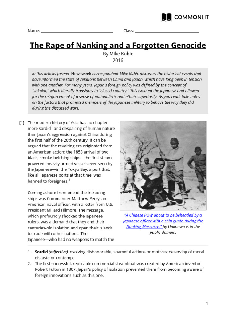 Nanking Massacre: Historical Insights | PDF | Empire Of Japan | Mao Zedong