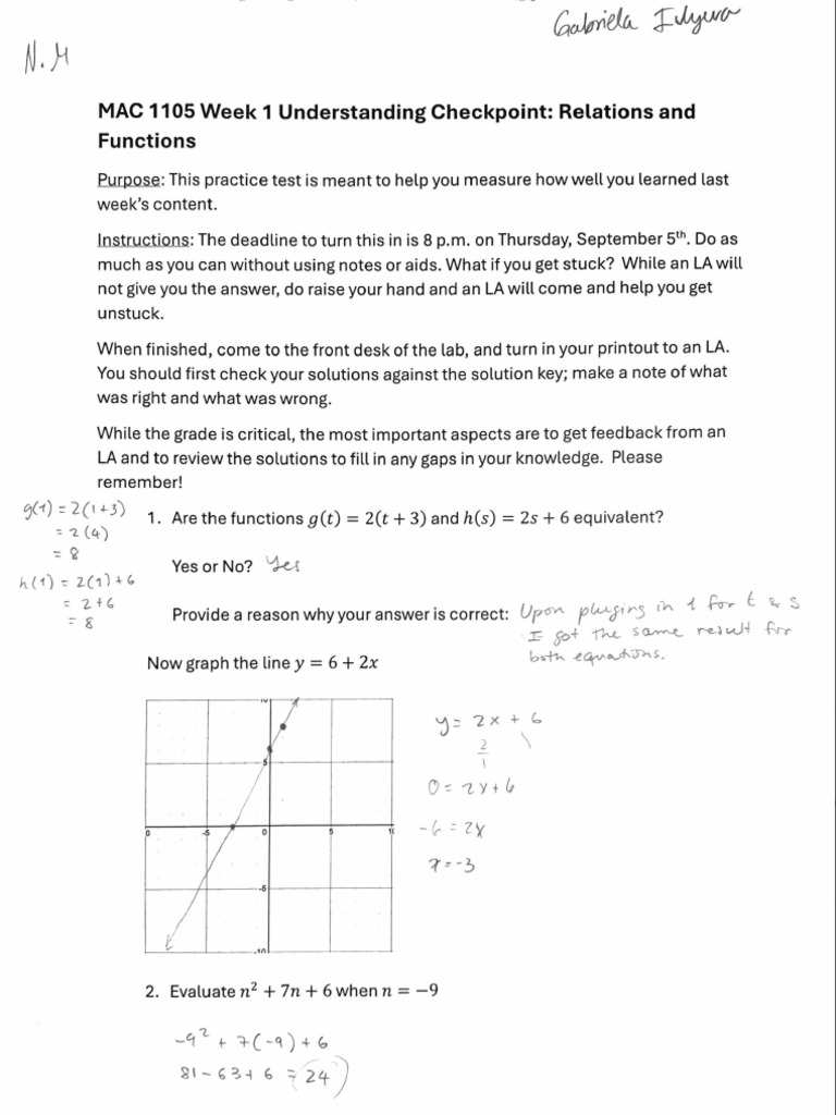 Week 1 Worksheet | PDF