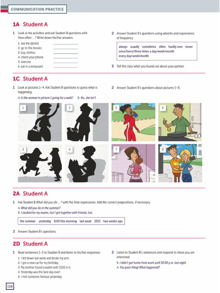 Personal Best B1 Student - Communication - Chap 1 12 | PDF