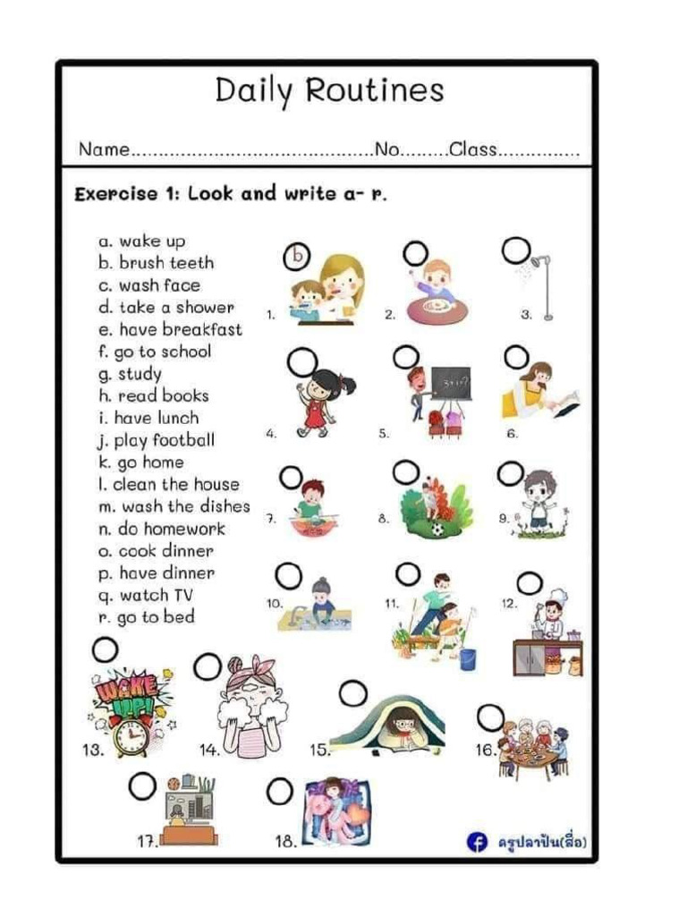 Daily Routine, Family | PDF