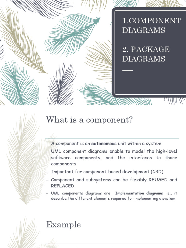 Component Connector Diagram Overview | PDF | Unified Modeling Language ...